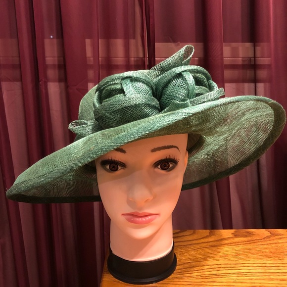 Accessories | Green Straw Hat | Poshmark